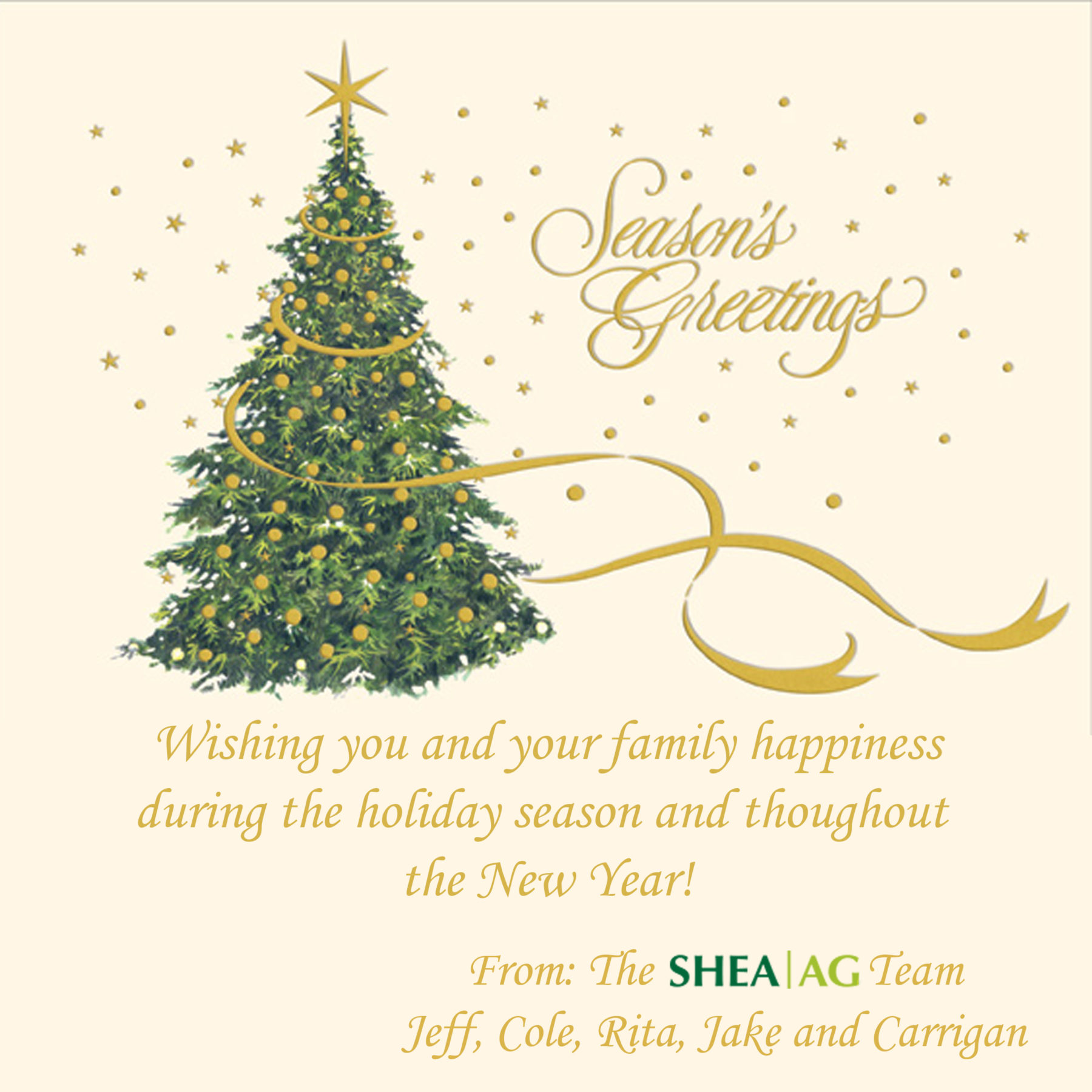 Merry Christmas - From the Shea AG team! - Shea AG