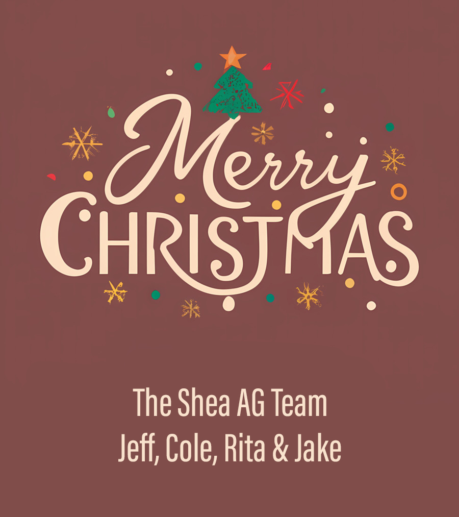 Merry Christmas: From the Shea AG Team - Shea AG